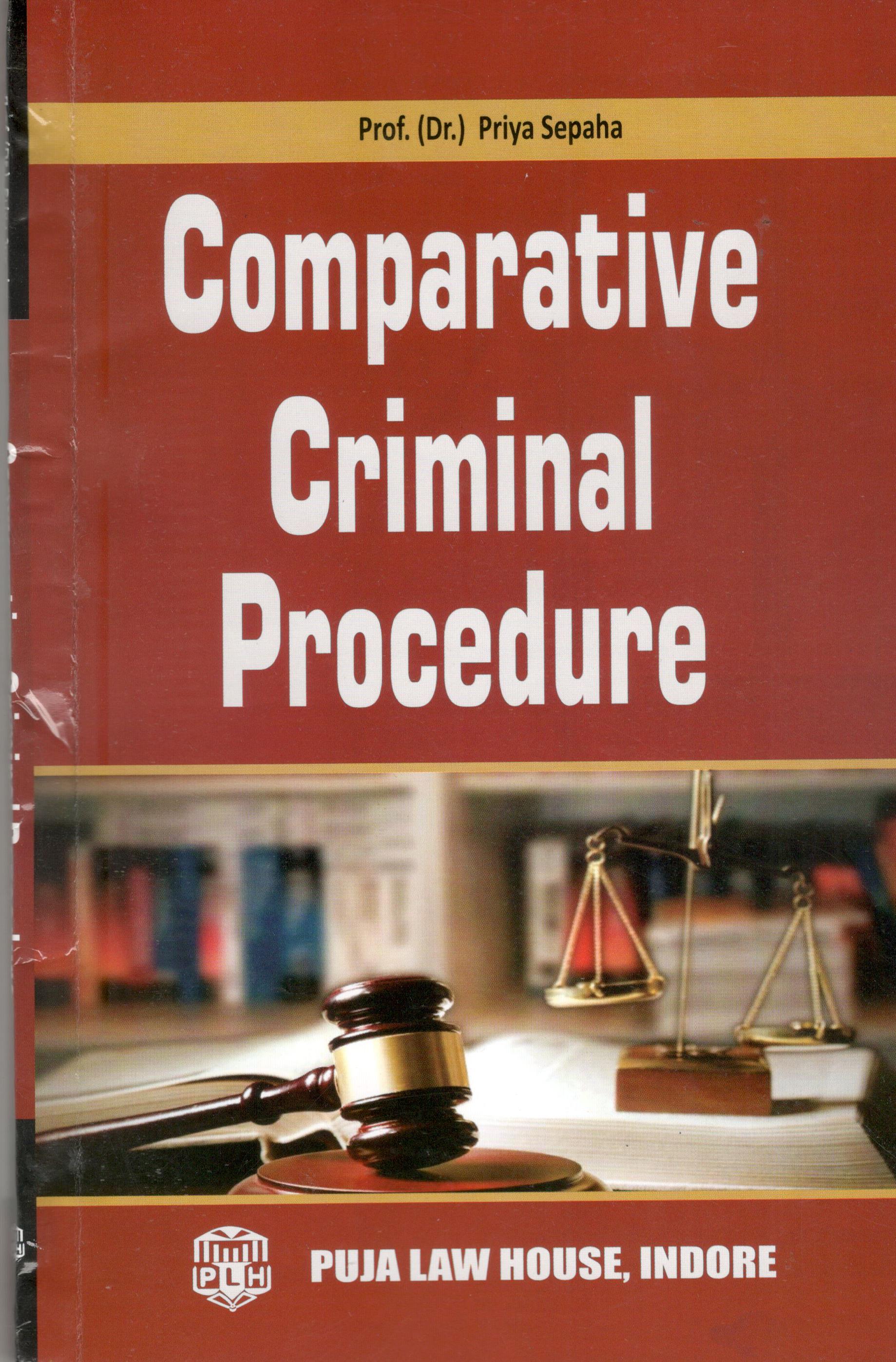 Buy Comparative Criminal Procedure by Prof.(Dr.) Priya Sepaha Puja Law ...